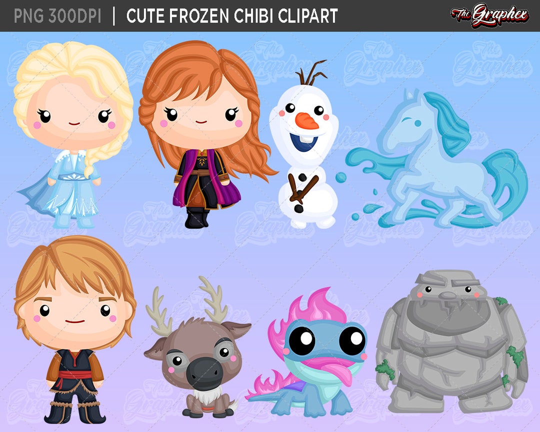 Premium Cute Chibi Clipart Bundle Chibi PNG Designs Chibi - Etsy