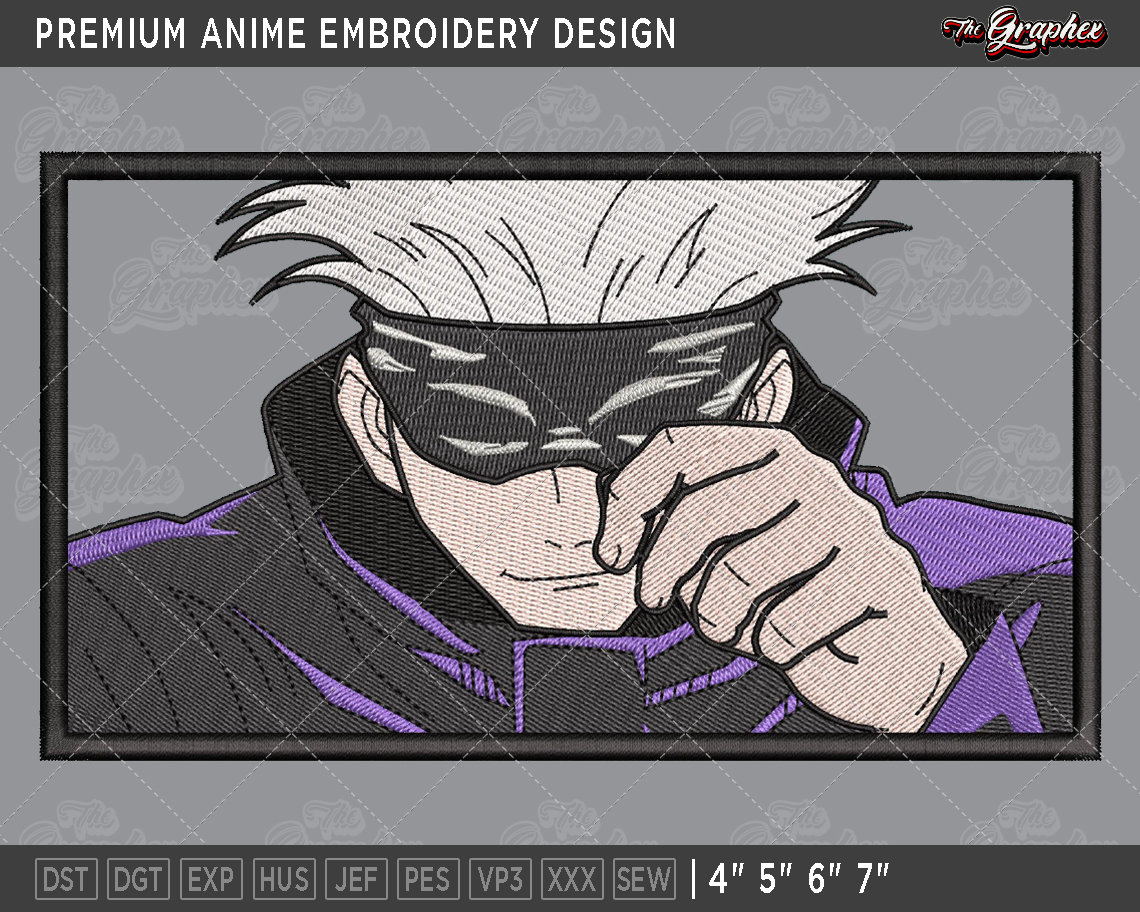 Premium Anime Embroidery Design Anime Inspired Machine - Etsy