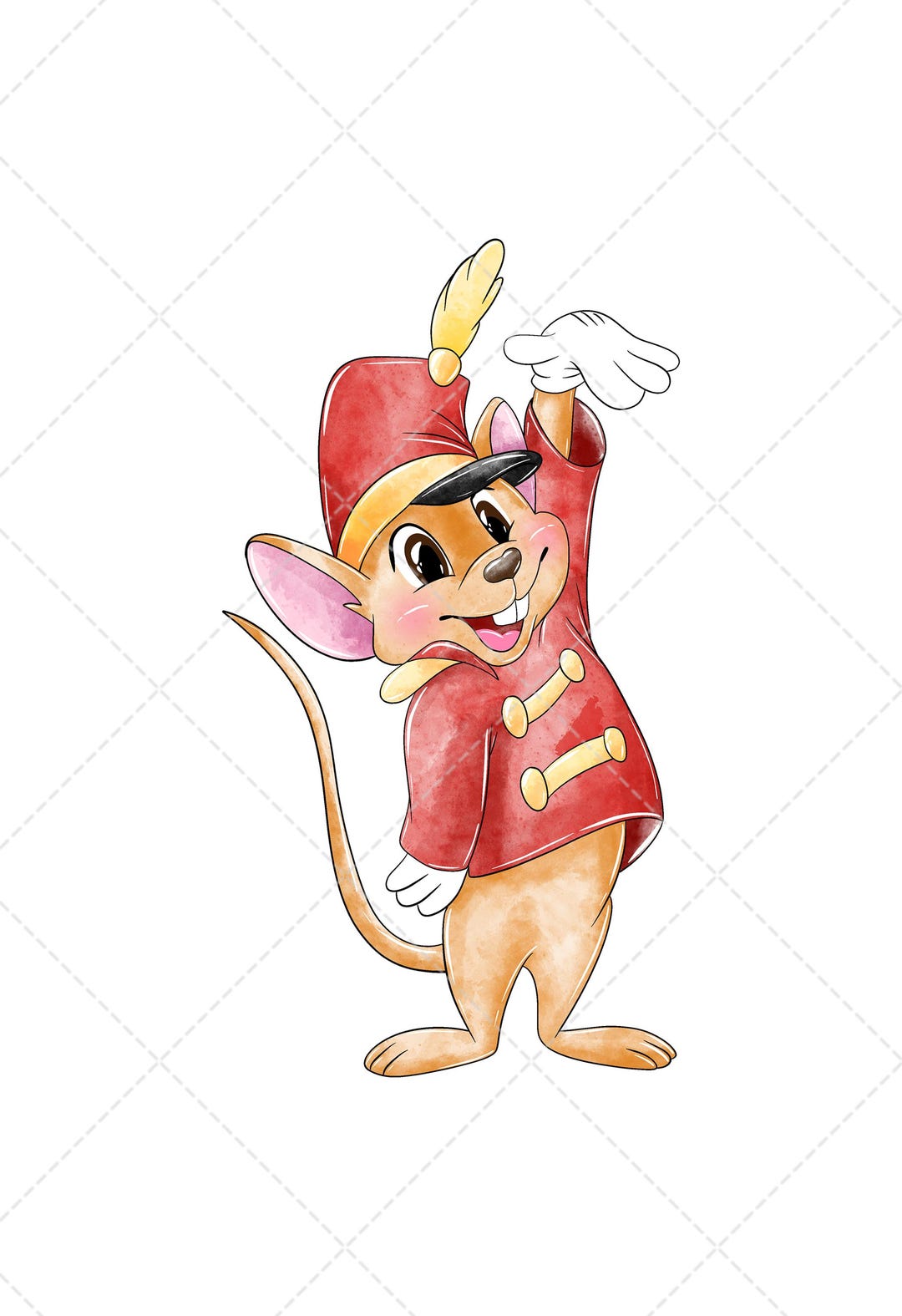 Timothy Q Mouse Clipart PNG, Watercolor Hand Drawn Illustration ...