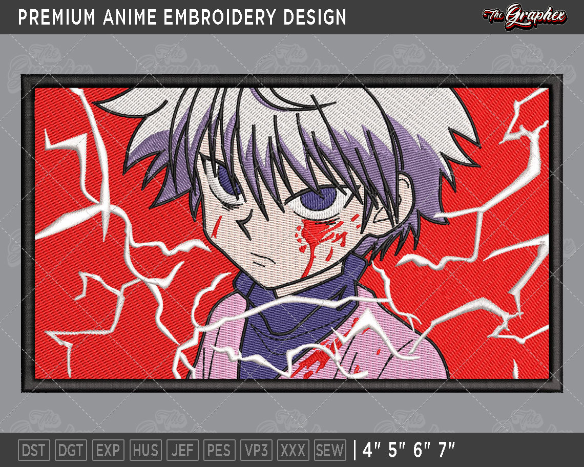 Premium Anime Embroidery Design Anime Inspired Machine - Etsy