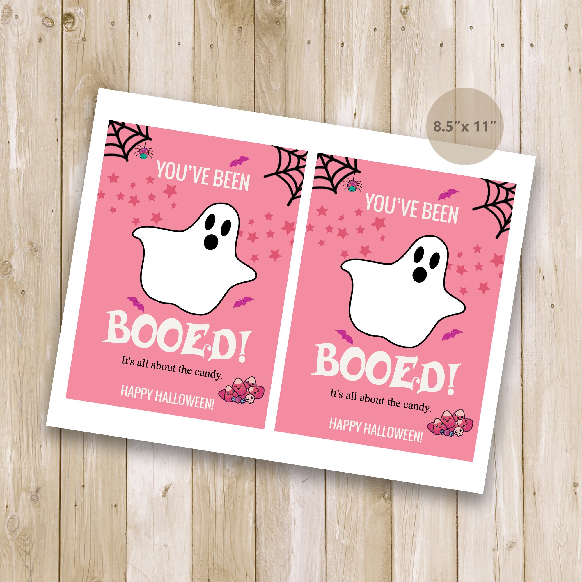 Printable You've Been Booed Signs for Halloween Boo Basket We Ve Been ...