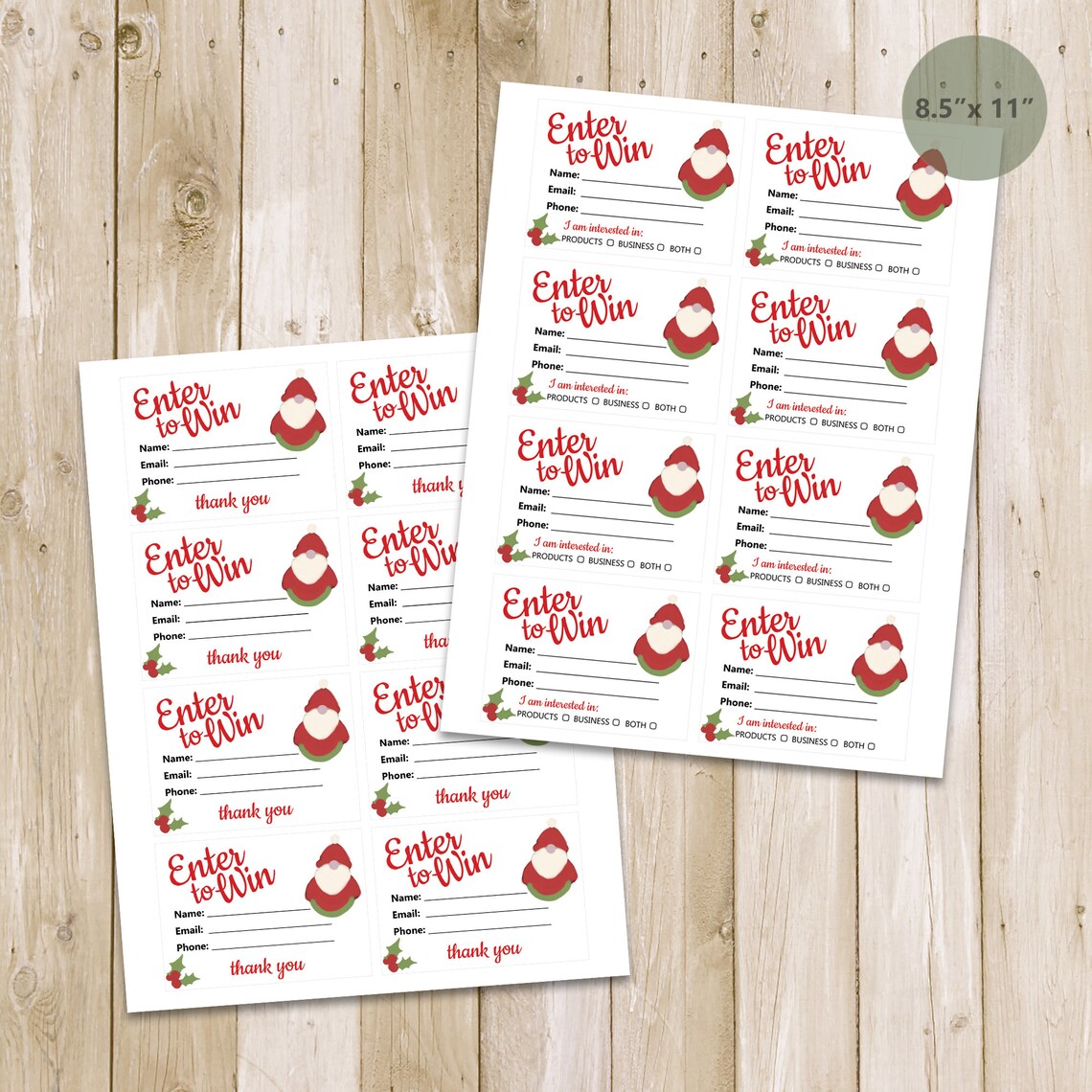 Printable Raffle Ticket Templates Enter to Win Cards Printable ...