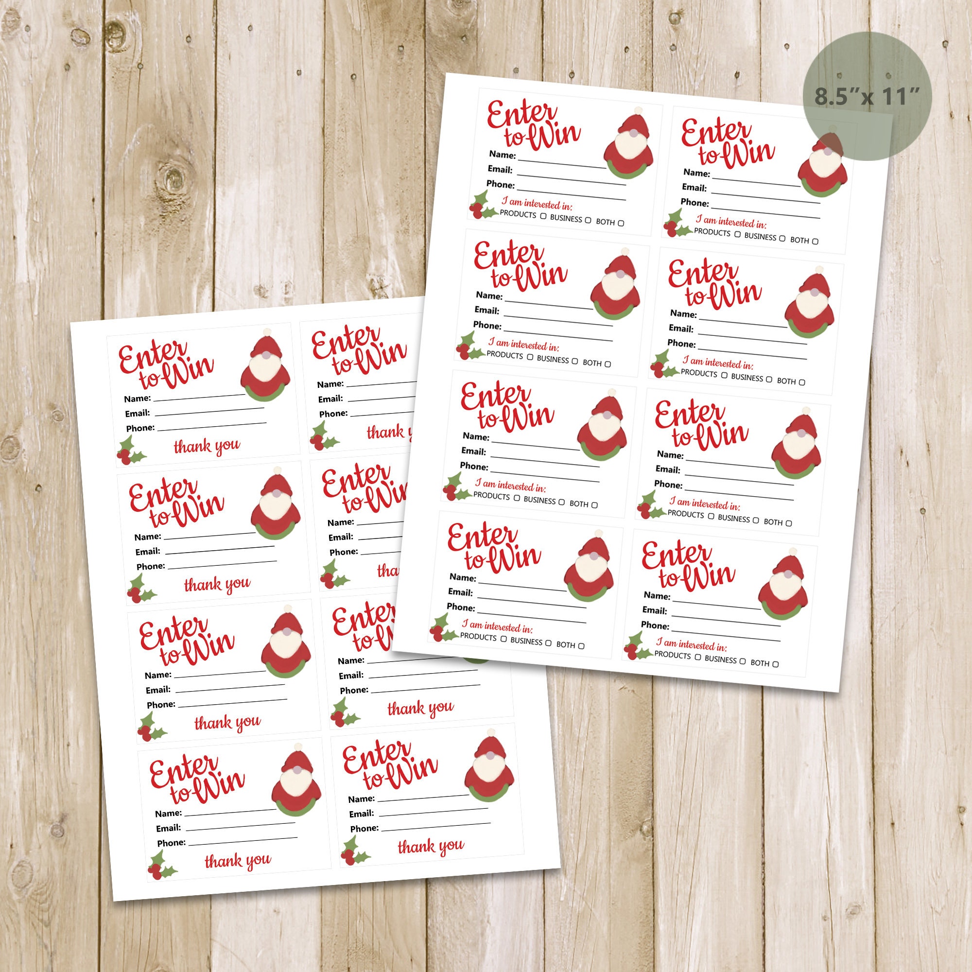 Printable Raffle Ticket Templates Enter to Win Cards Printable ...