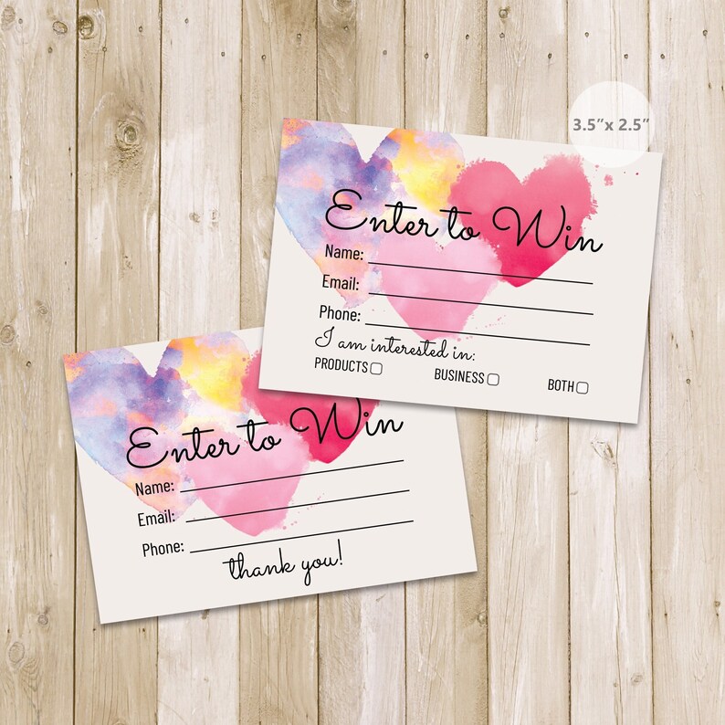 Printable Raffle Ticket Template Valentine's Day Hearts - Etsy