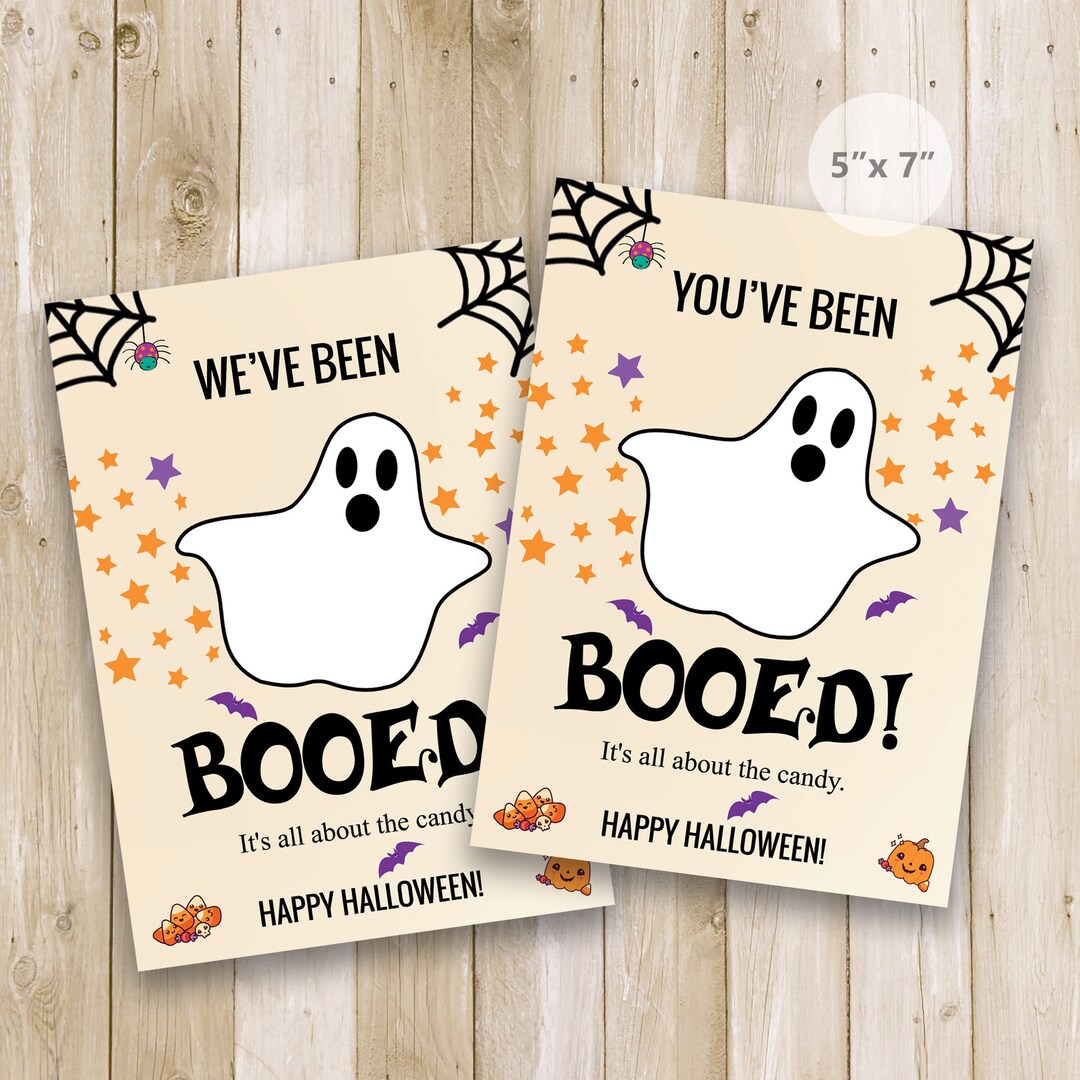 Halloween Boo Basket Printable You've Been Booed Printable Signs We Ve ...