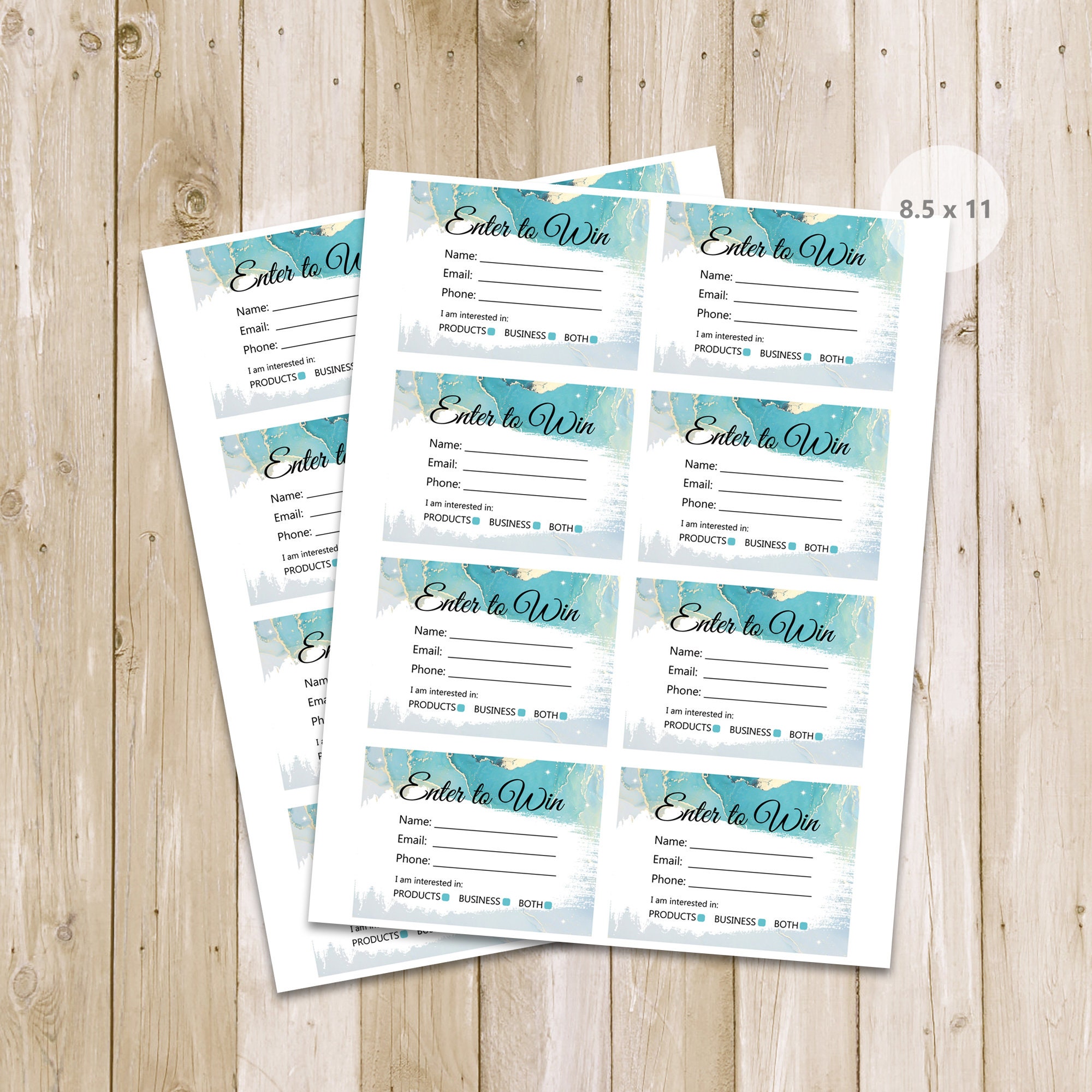 Printable Raffle Ticket Templates Printable Cards Enter to Win Ticket ...