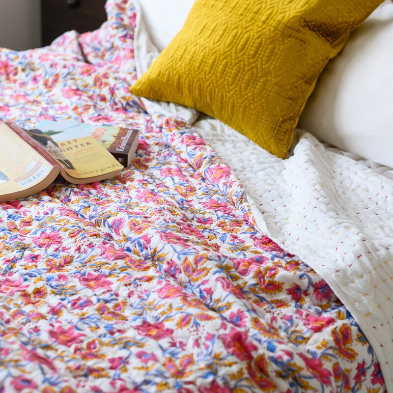 Block Print Quilt - Etsy