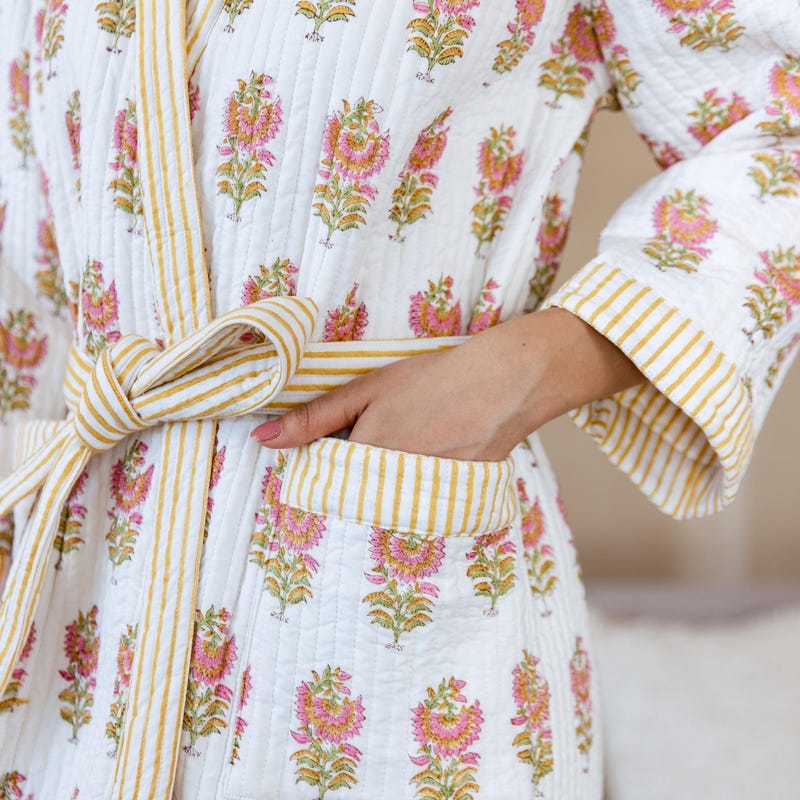 Quilted Robe - Etsy