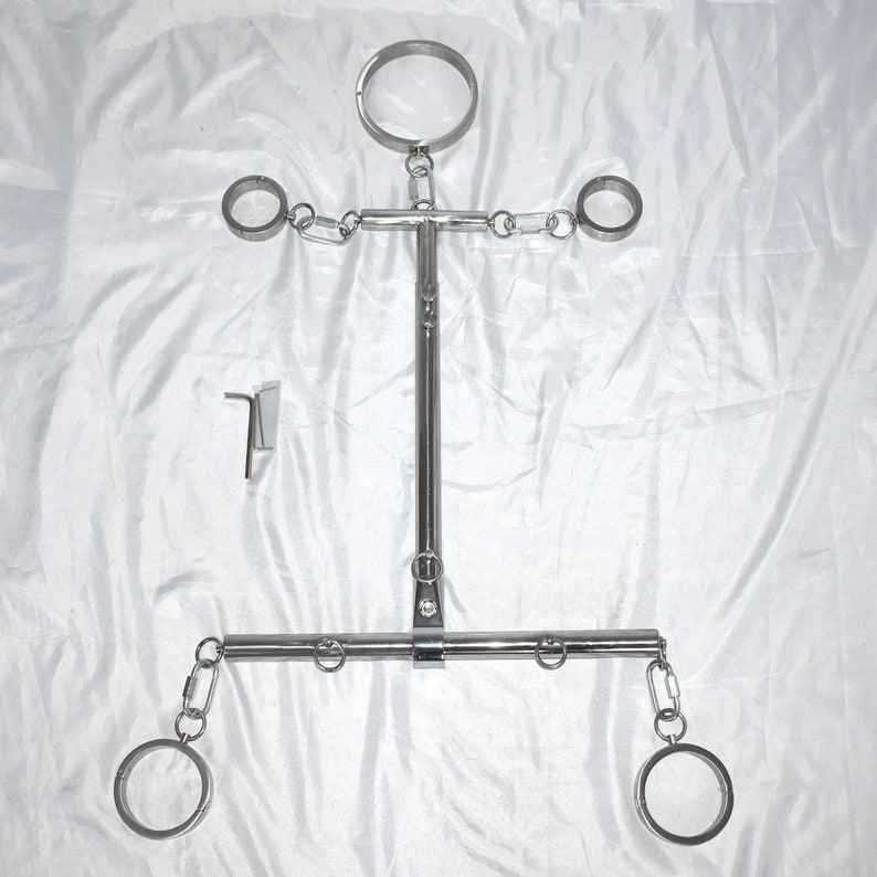 Rigid Steel Spreader Bar Restraint Bar Pillory Bdsm Fetish Etsy Uk