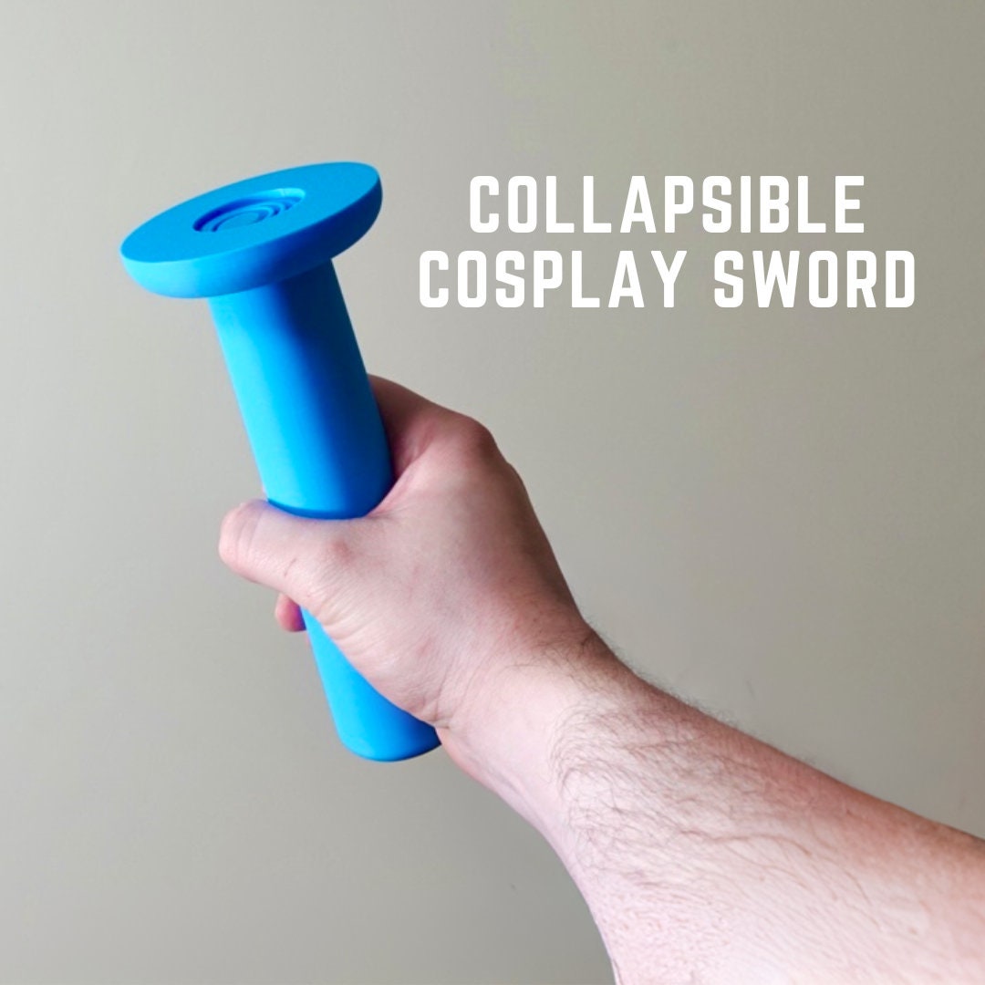Collapsible Cosplay Sword, 3D Printed, Cosplay Prop, Costume ...