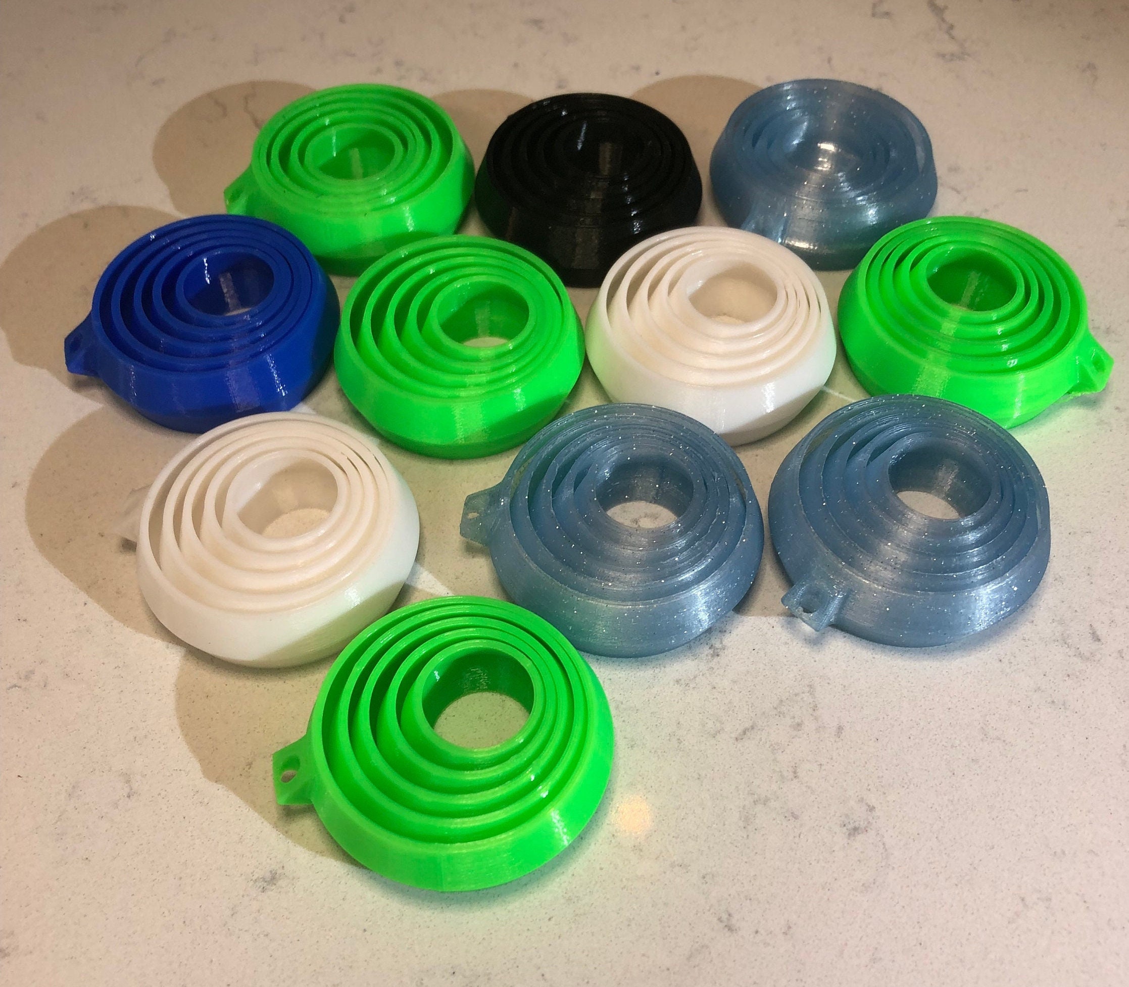 Circle Fidget Toys 3d Printed Shapes, Stress Relief, Desk Toys, Sensory ...