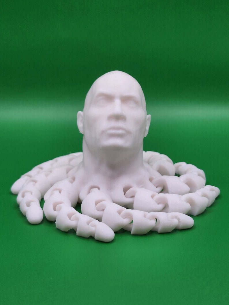 3D Printed Roctopus, Dwayne Johnson, Fidget Toy, Stress Relief, Great ...