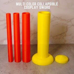 Collapsible Cosplay Sword, 3D Printed, Cosplay Prop, Costume ...