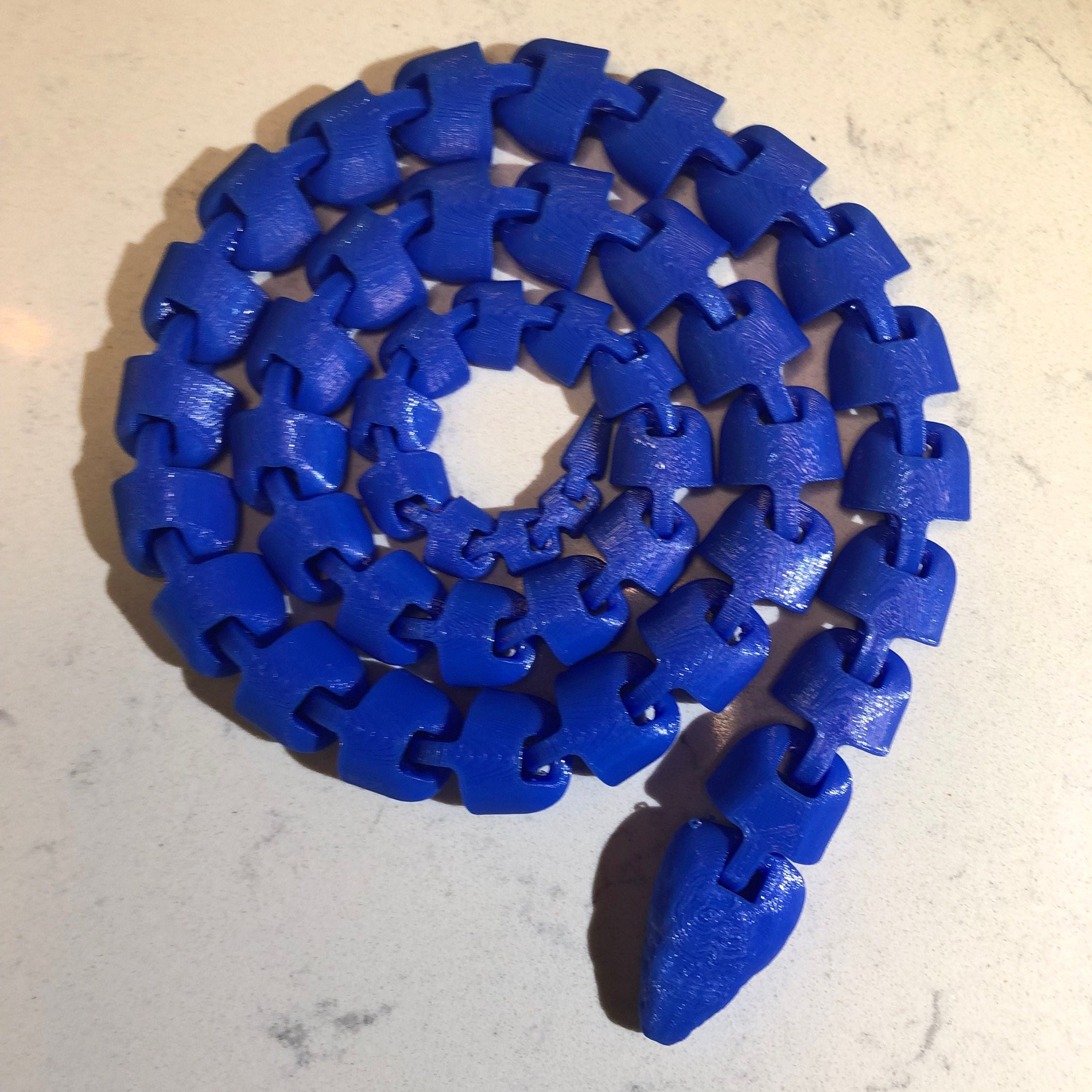 Snake Fidget Toys 3d Printed Shapes, Stress Relief, Desk Toys, Sensory ...