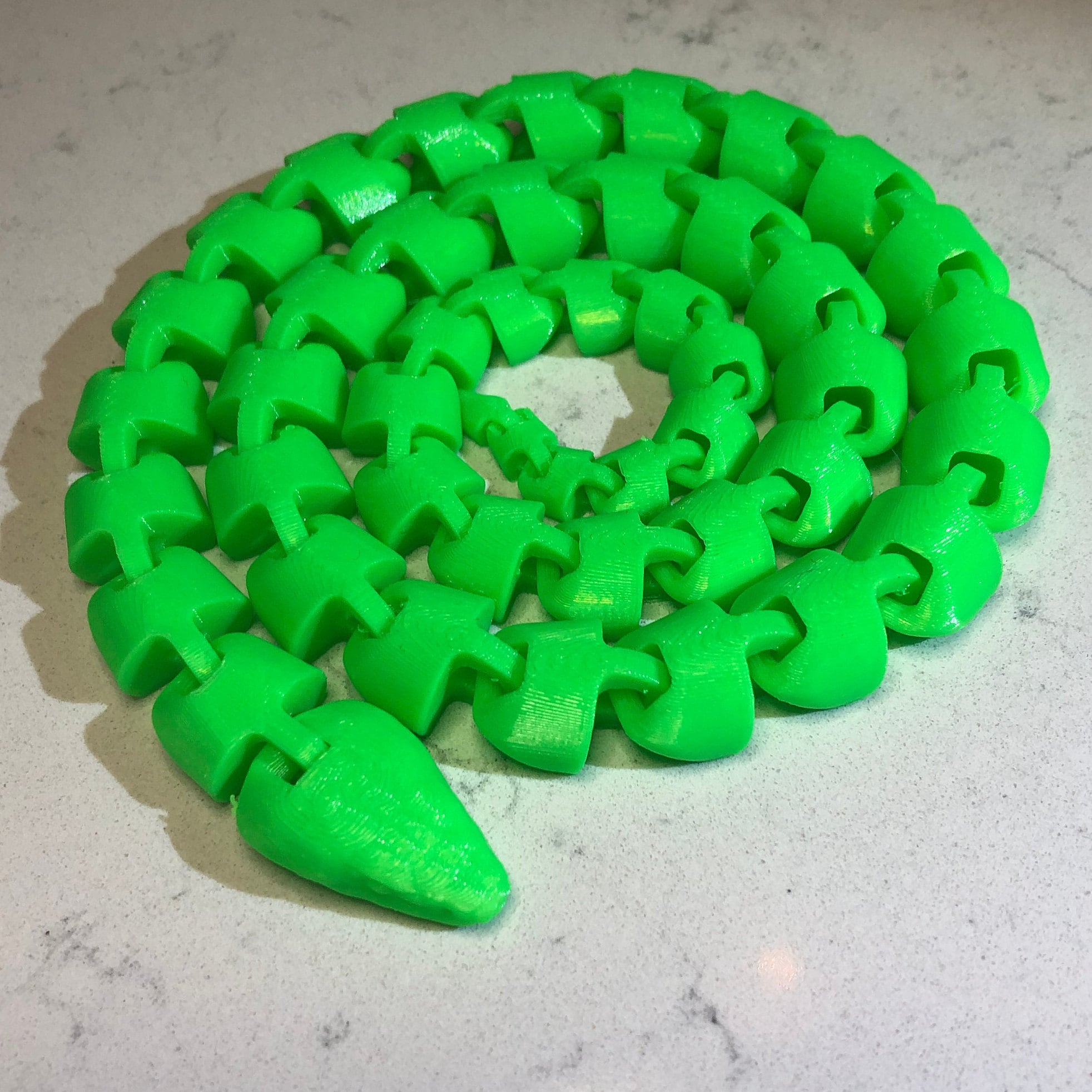 Snake Fidget Toys 3d Printed Shapes, Stress Relief, Desk Toys, Sensory ...