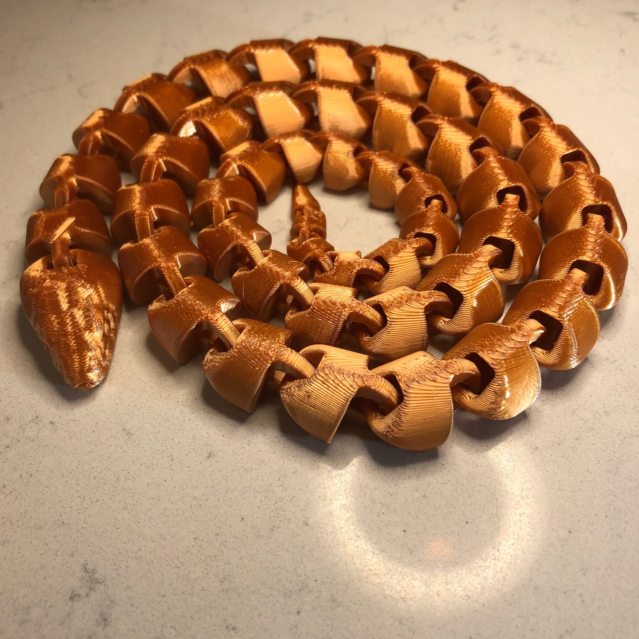 Snake Fidget Toys 3d Printed Shapes, Stress Relief, Desk Toys, Sensory ...