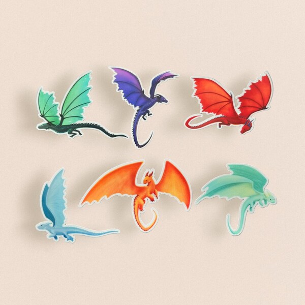 Fantasy Stickers - Etsy