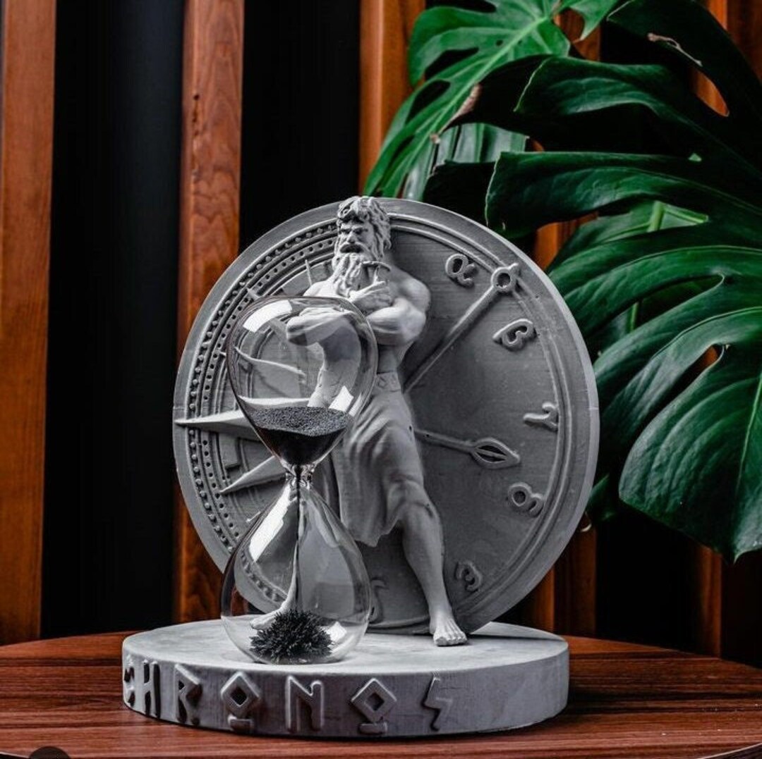 Chronos Magnetic Hourglass Greek Gods Hourglass Handmade - Etsy