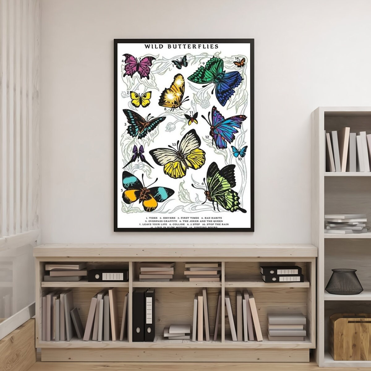 Wild Butterflies Mathematics Tour 2023 Poster, Mathematics Tour Merch ...