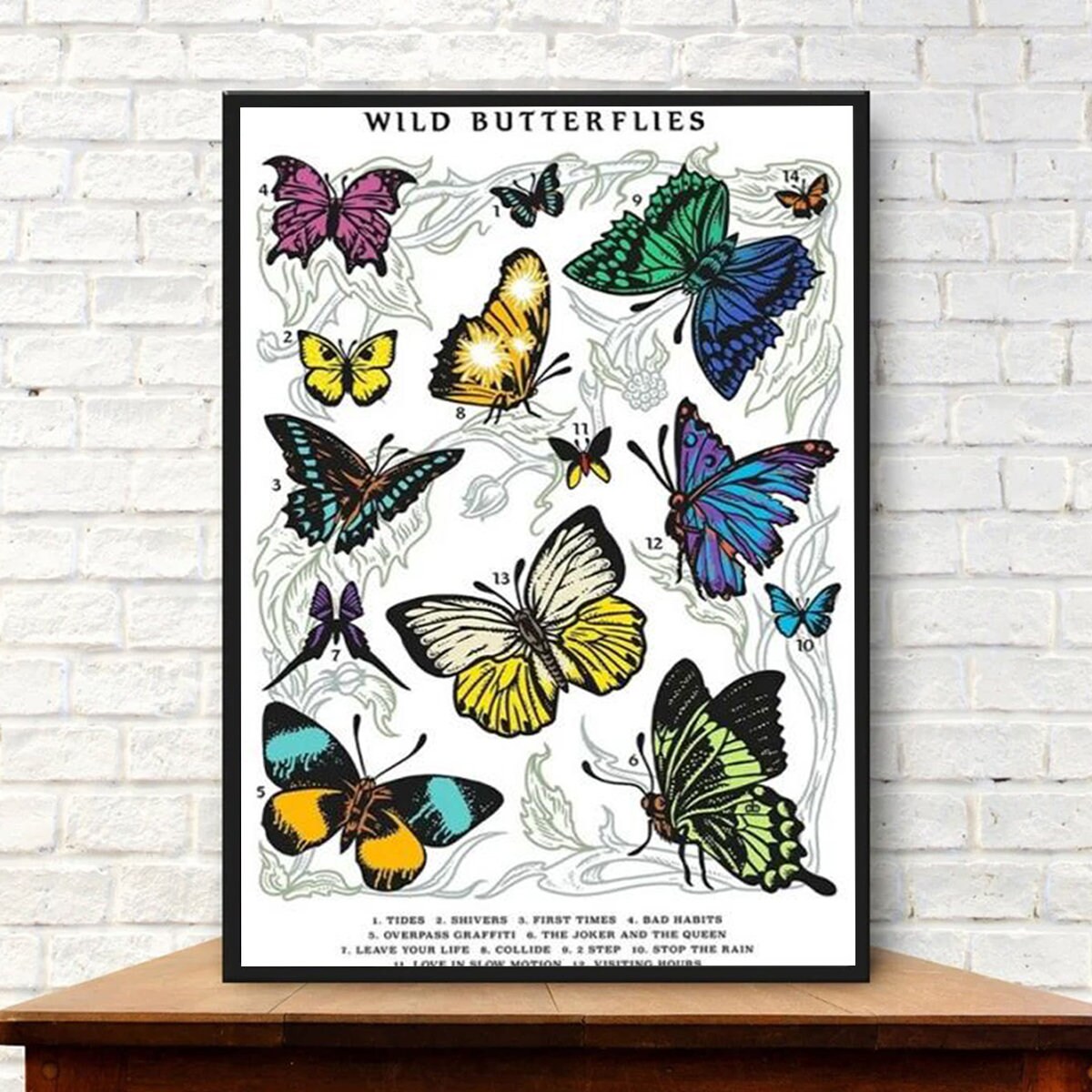 Wild Butterflies Mathematics Tour 2023 Poster, Mathematics Tour Merch ...