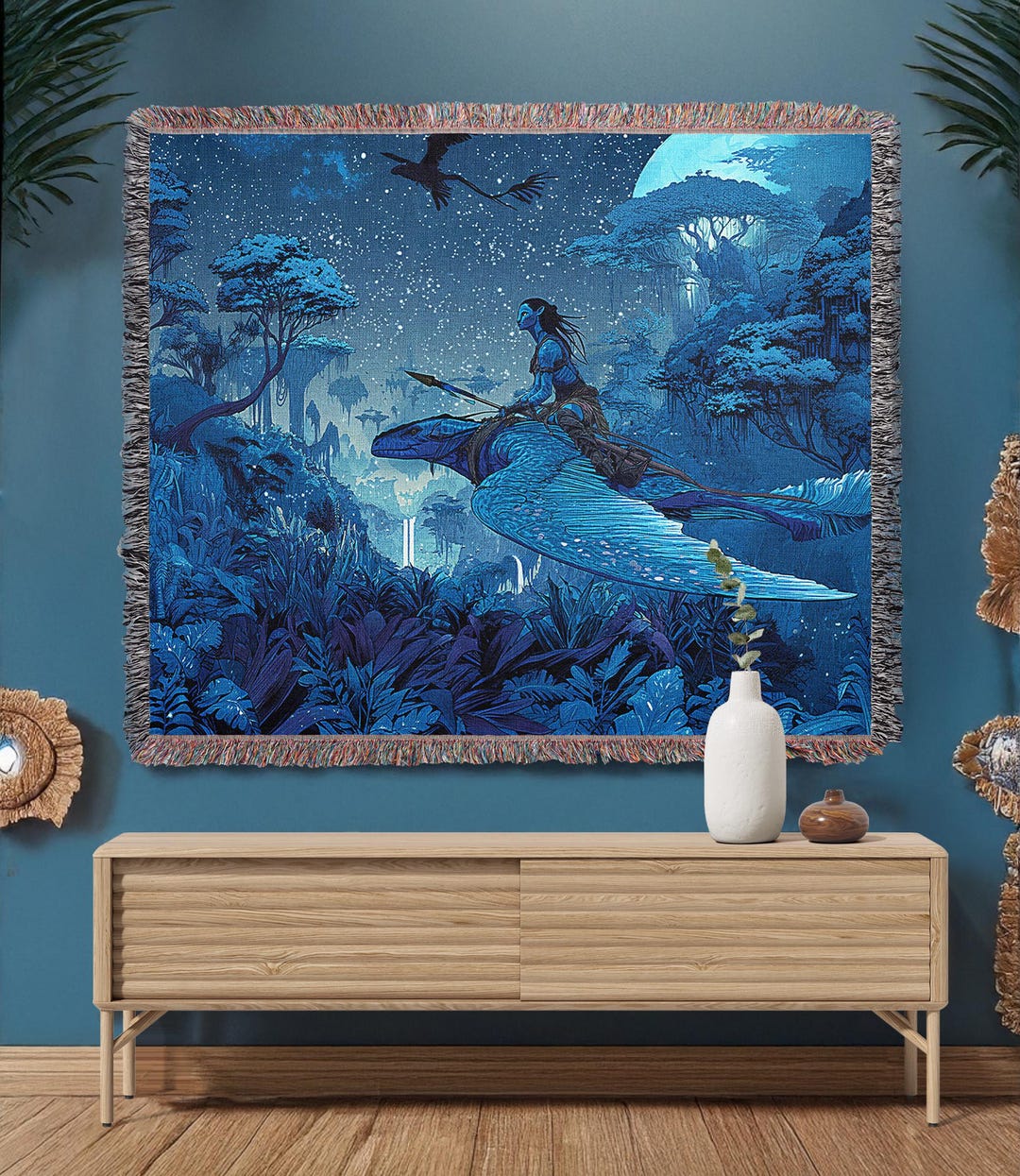 Avatar Ikran Blanket | Pandora Tapestry Woven Rug Wall Hanging, Avatar ...