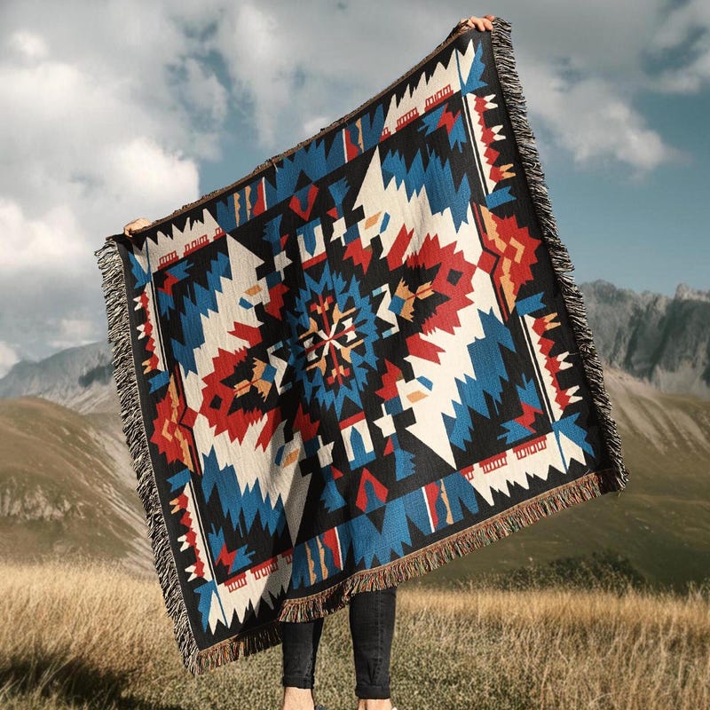 Native American Rug - Etsy