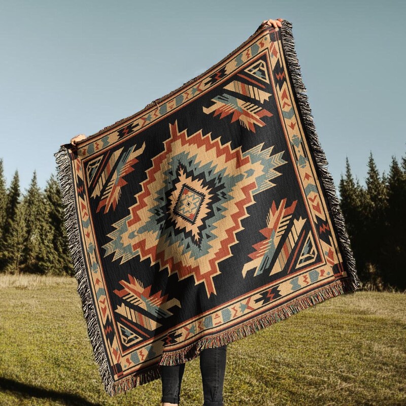 Aztec Rug - Etsy