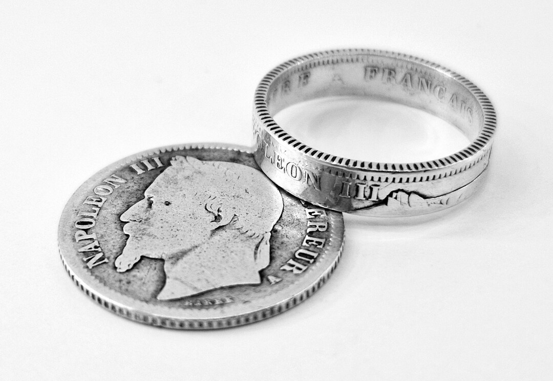 EMPEREUR COIN RING, Coin Ring, French Empire Ring, Napoleon Coin Ring ...