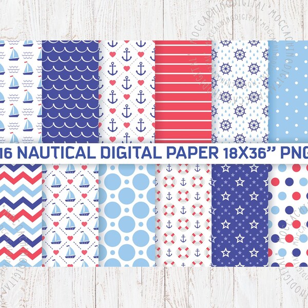 Nautical Scrapbook - Etsy