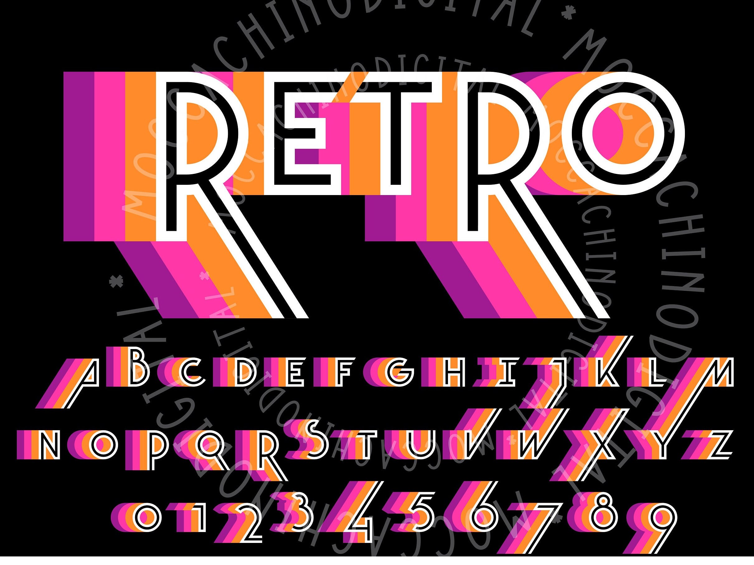 70s Font Svg Retro Alphabet SVG Retro Numbersretro Party Etsy 70s-font-svg-retro-alphabet-svg-retro-numbersretro-party-etsy