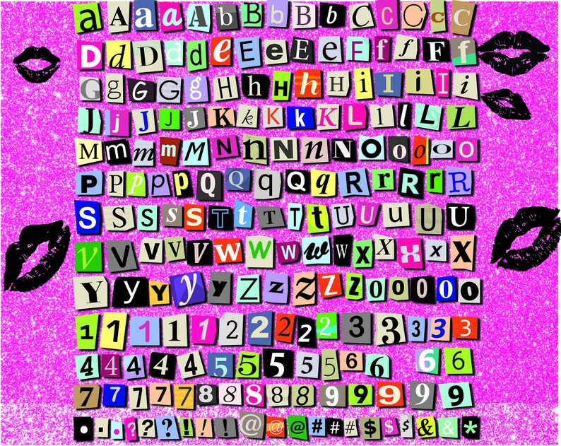 Burn Book Alphabetburn Book Letters Svg Anonymous Letter - Etsy Australia