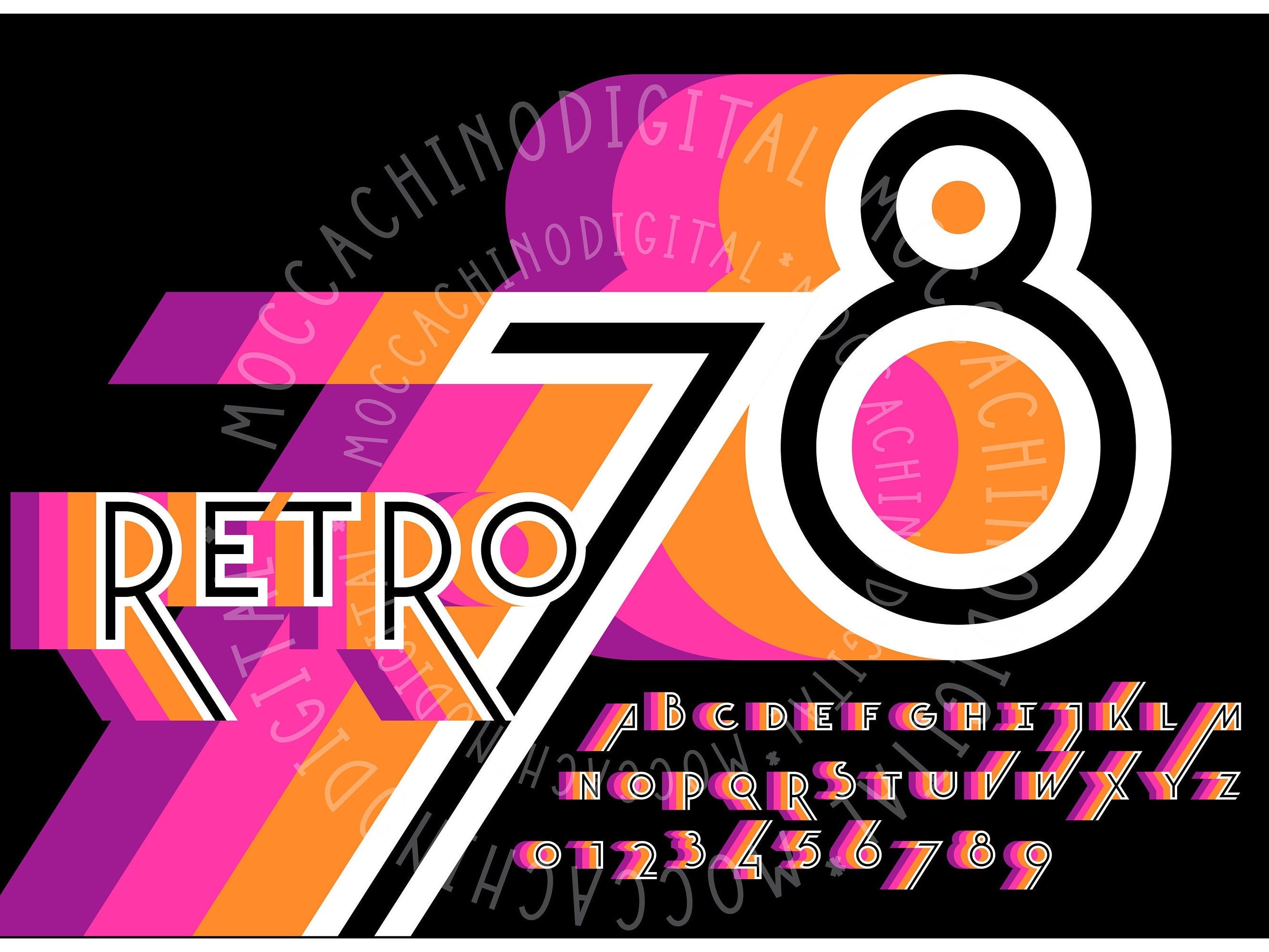 70s Disco Font