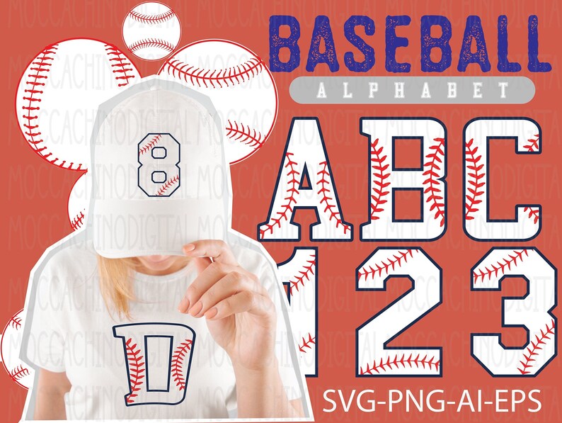 Baseball Letters SVG Jersey Letters SVG Baseball Alphabet - Etsy