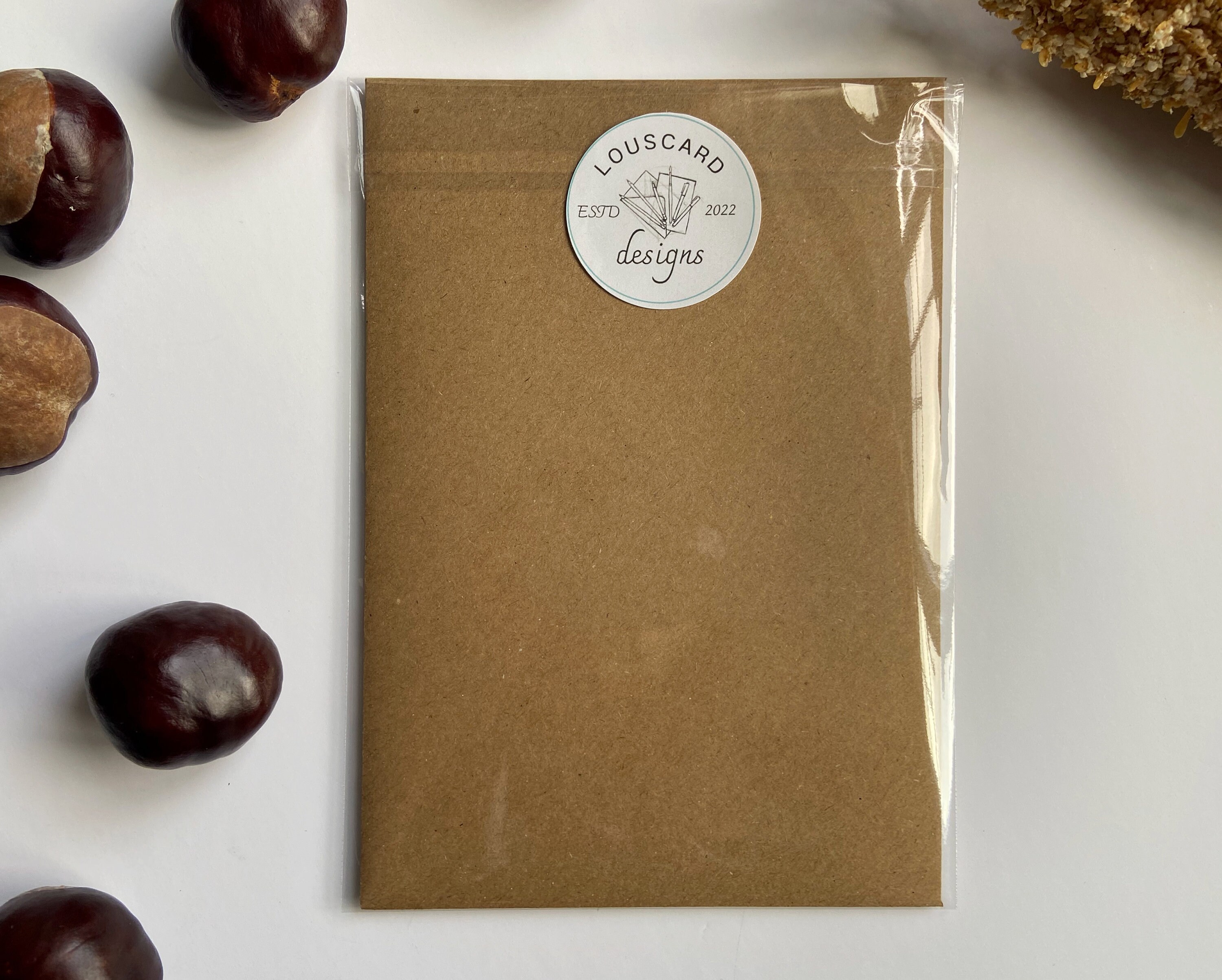Conker Life Cycle Original Art Card/ Autumn Coloured Pencil Drawing ...