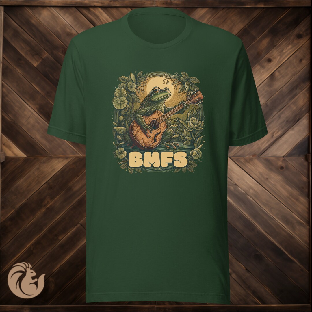 BMFS, Billy Strings Shirt, Creek Frog Shirt, Retro Guitar, Bluegrass ...