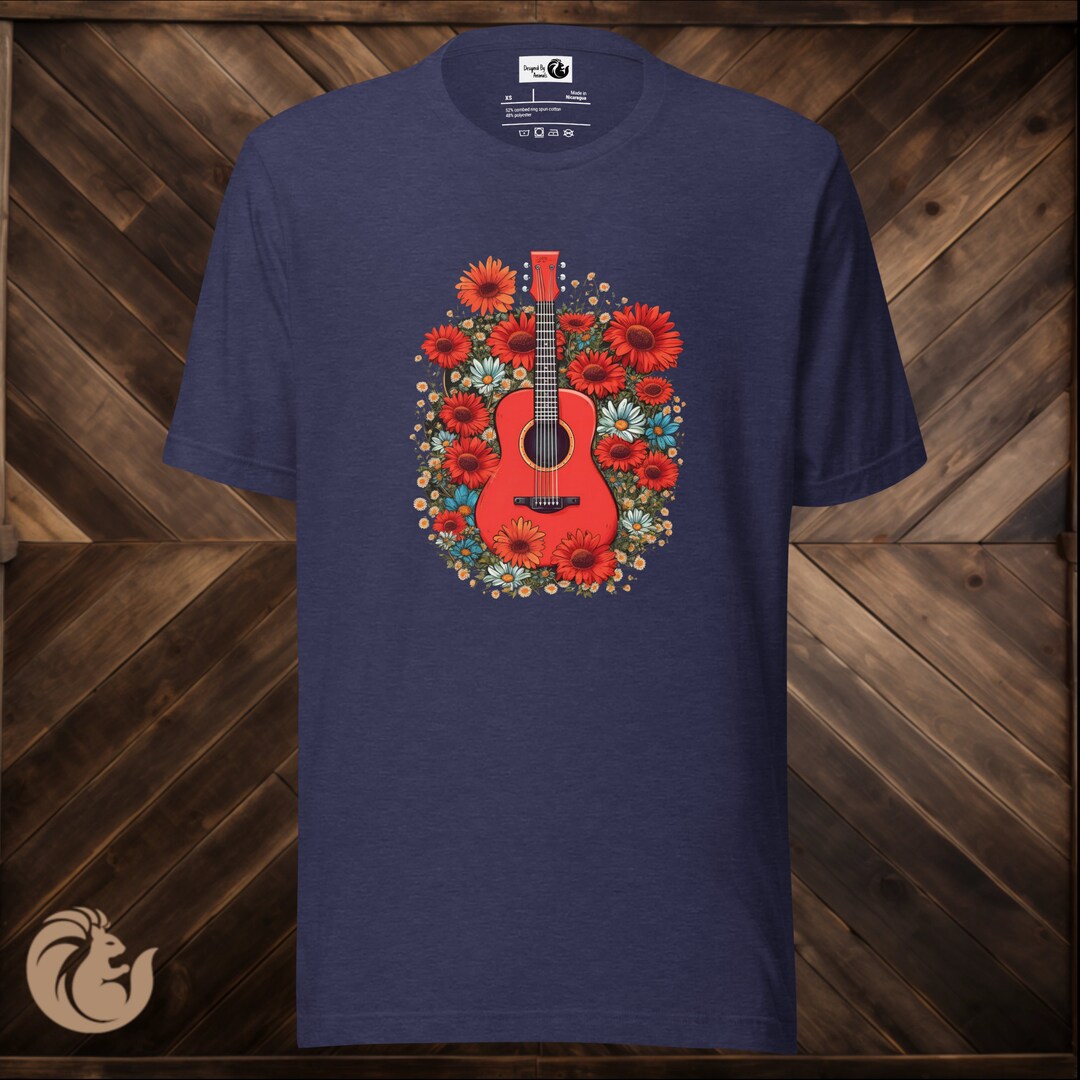 Billy Strings Shirt, BMFS, Red Daisy Guitar, Bluegrass, Fan Art Unisex ...