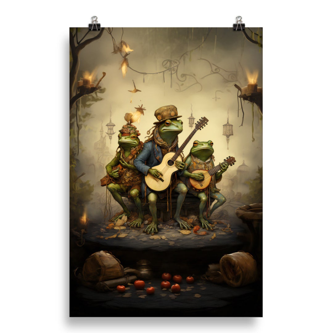 Billy Strings Poster, Billy Frog Band Poster, Pick Your Size! - Etsy