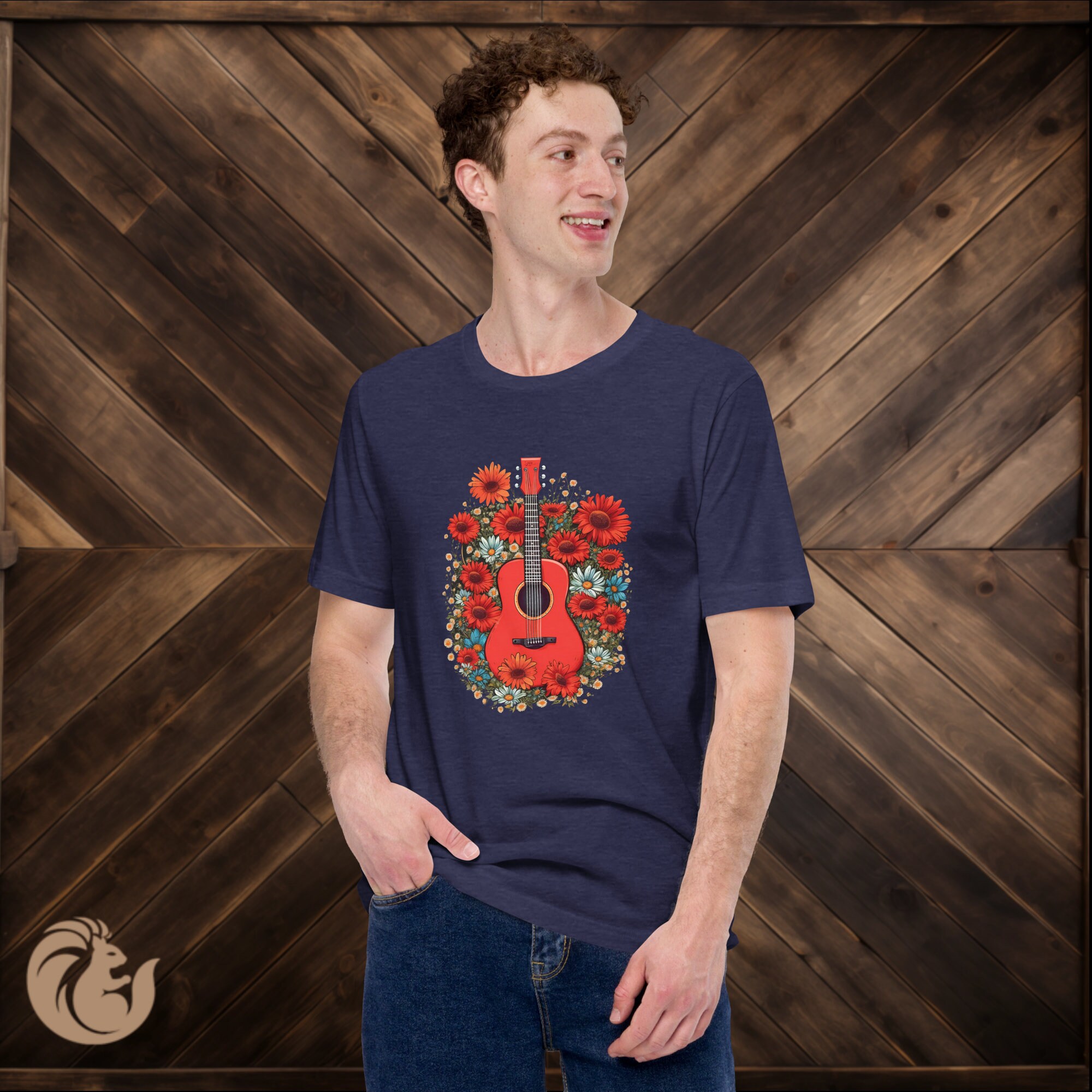 Billy Strings Shirt, BMFS, Red Daisy Guitar, Bluegrass, Fan Art Unisex ...