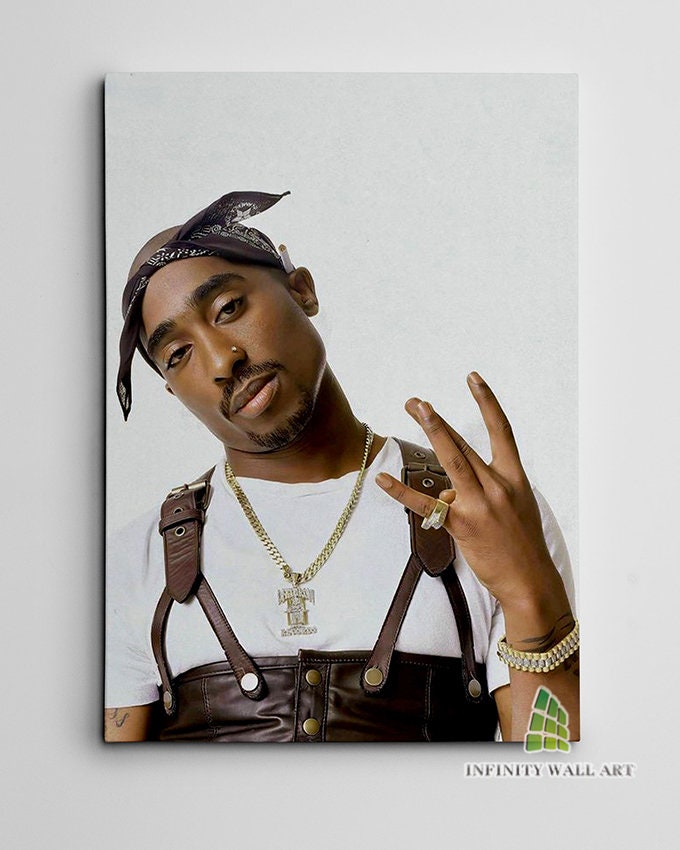 Tupac 2pac Canvas Art Print Wall Art Framed Picture Music Canvas Decor ...