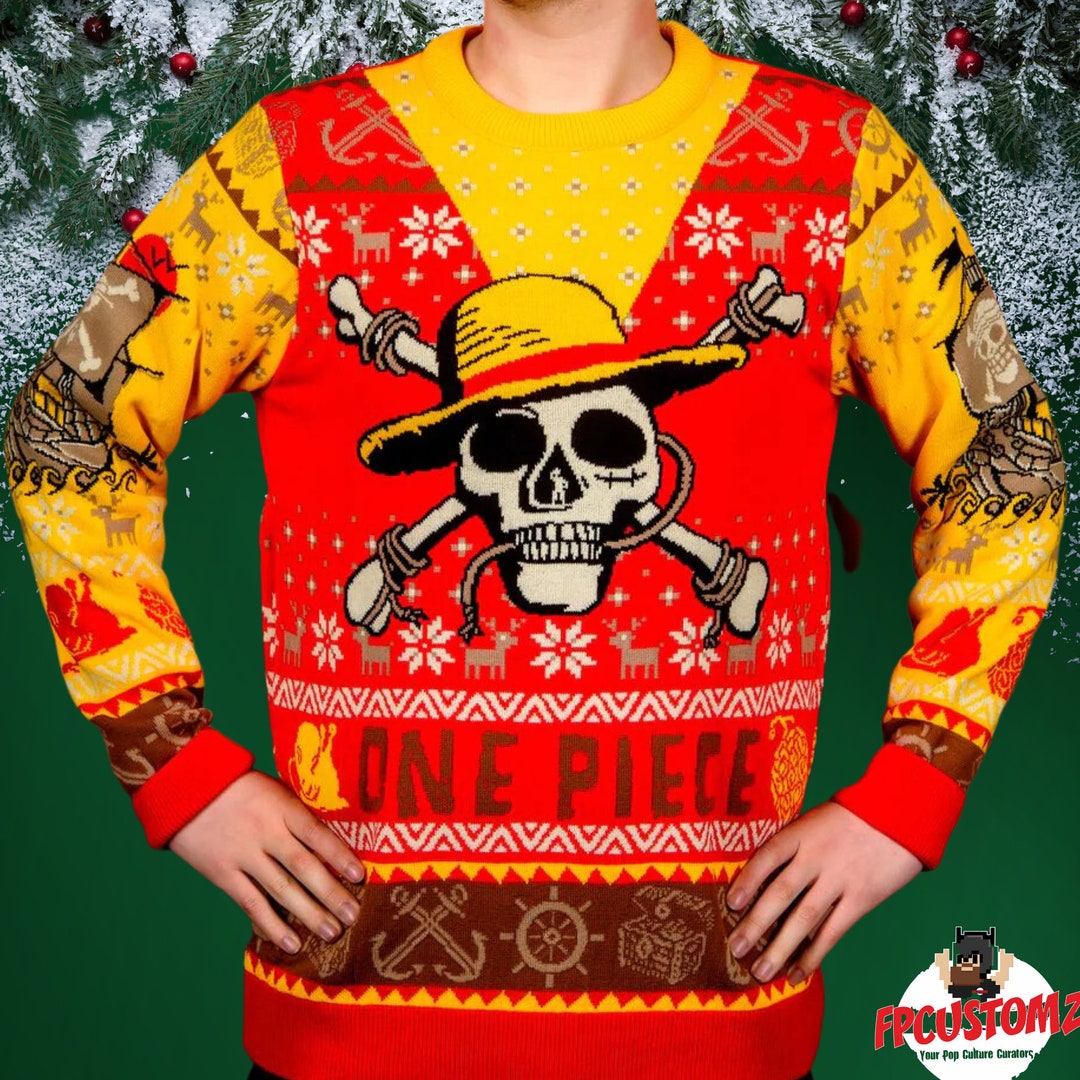 One Piece: Luffy's Festive Voyage Christmas Jumper Preorder NOV 30th - Etsy