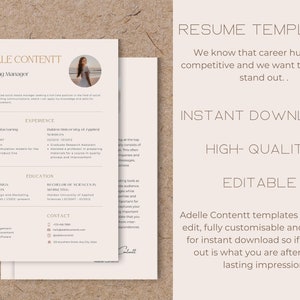 Resume Template | Professional Modern Resume Template | Executive ...