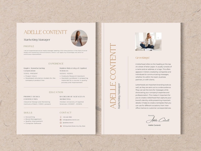 Resume Template | Professional Modern Resume Template | Executive ...