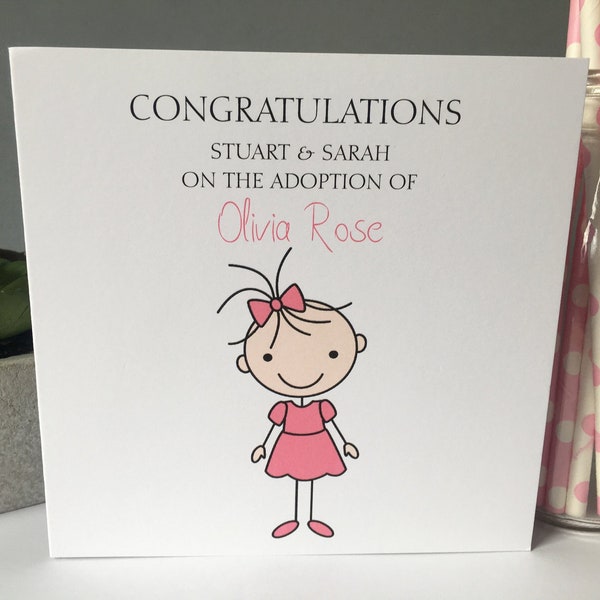 Adoption Card - Etsy UK