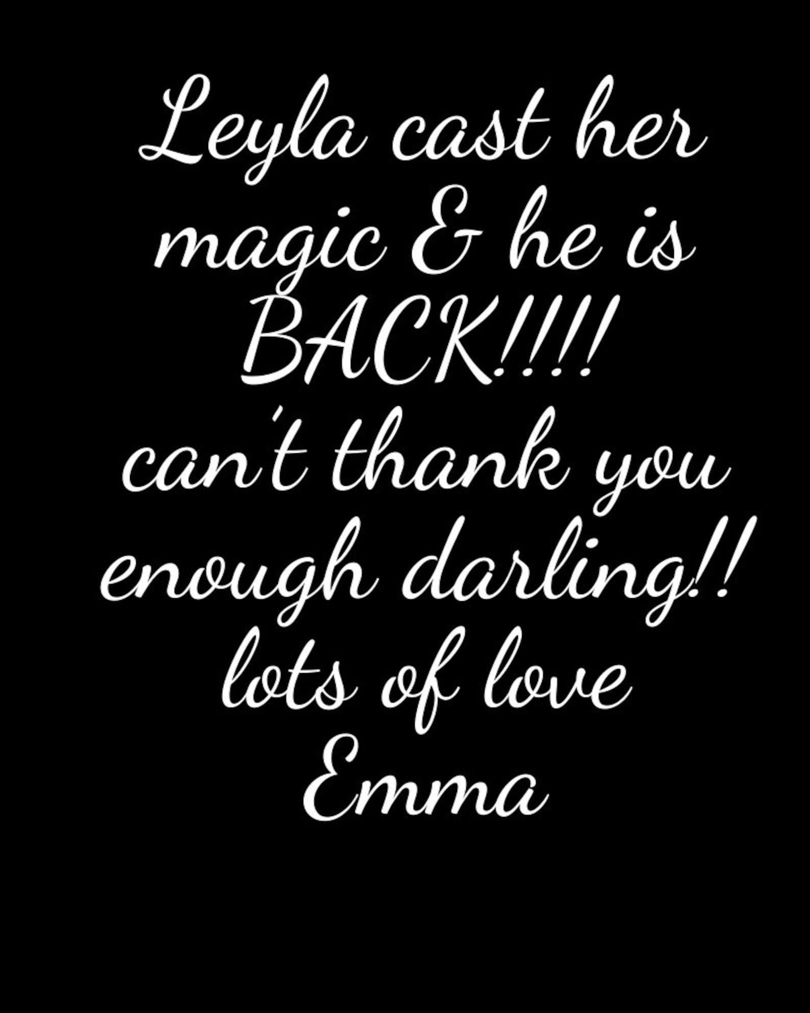 CAUTION Extreme Come Back to Me SPELL, Bring Back Ex, Come Back to Me ...