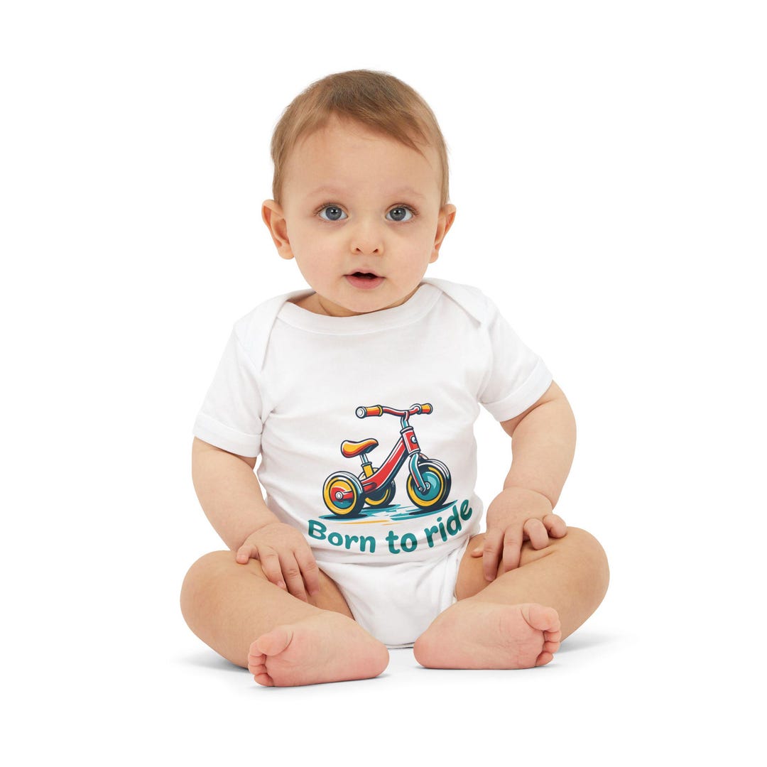 Cute Baby Funny Onesies - "born to Ride" Baby Bodysuit, Toddler Gift ...