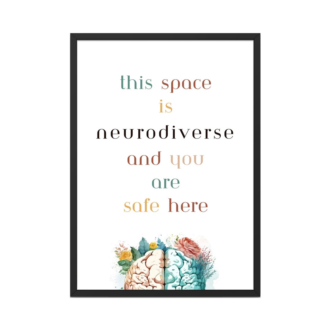 Neurodiversity Printable Poster for School Psychologist, Autism ...
