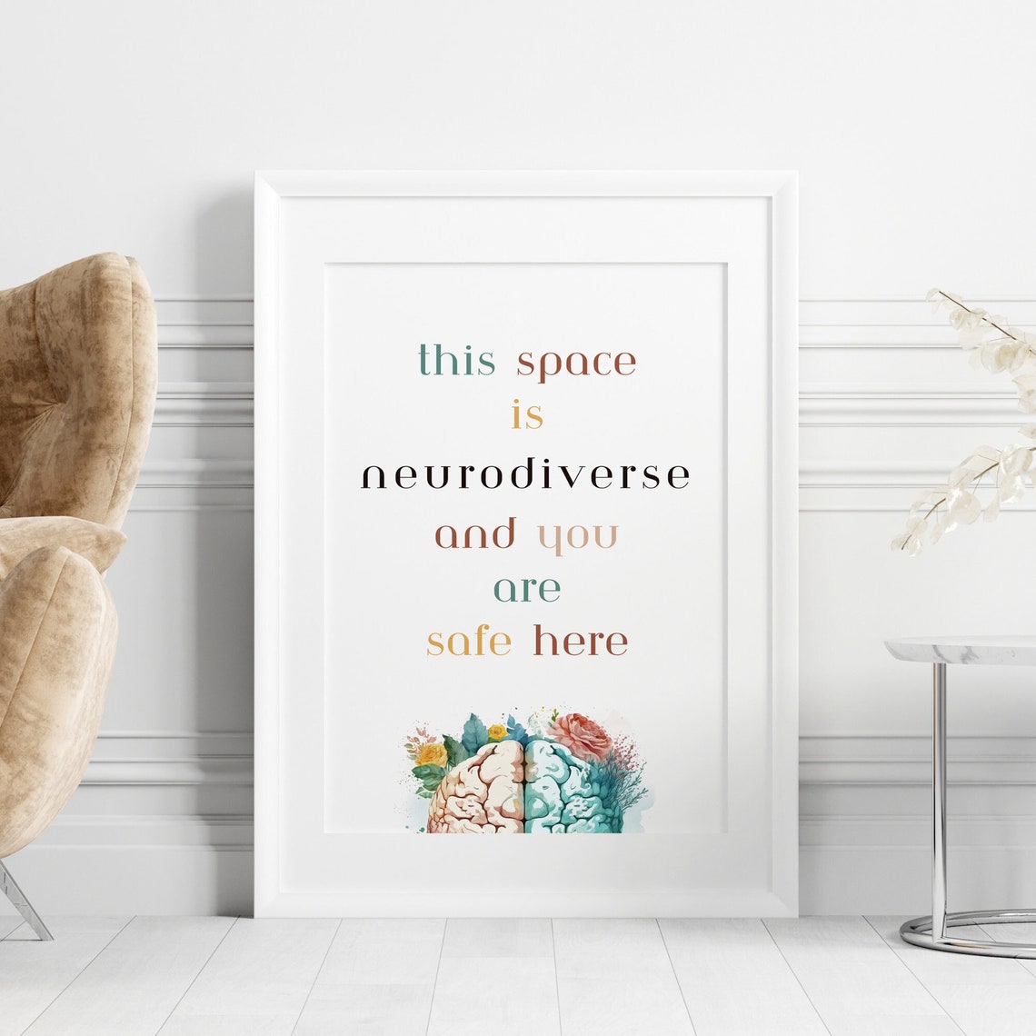 Neurodiversity Printable Poster for School Psychologist, Autism ...