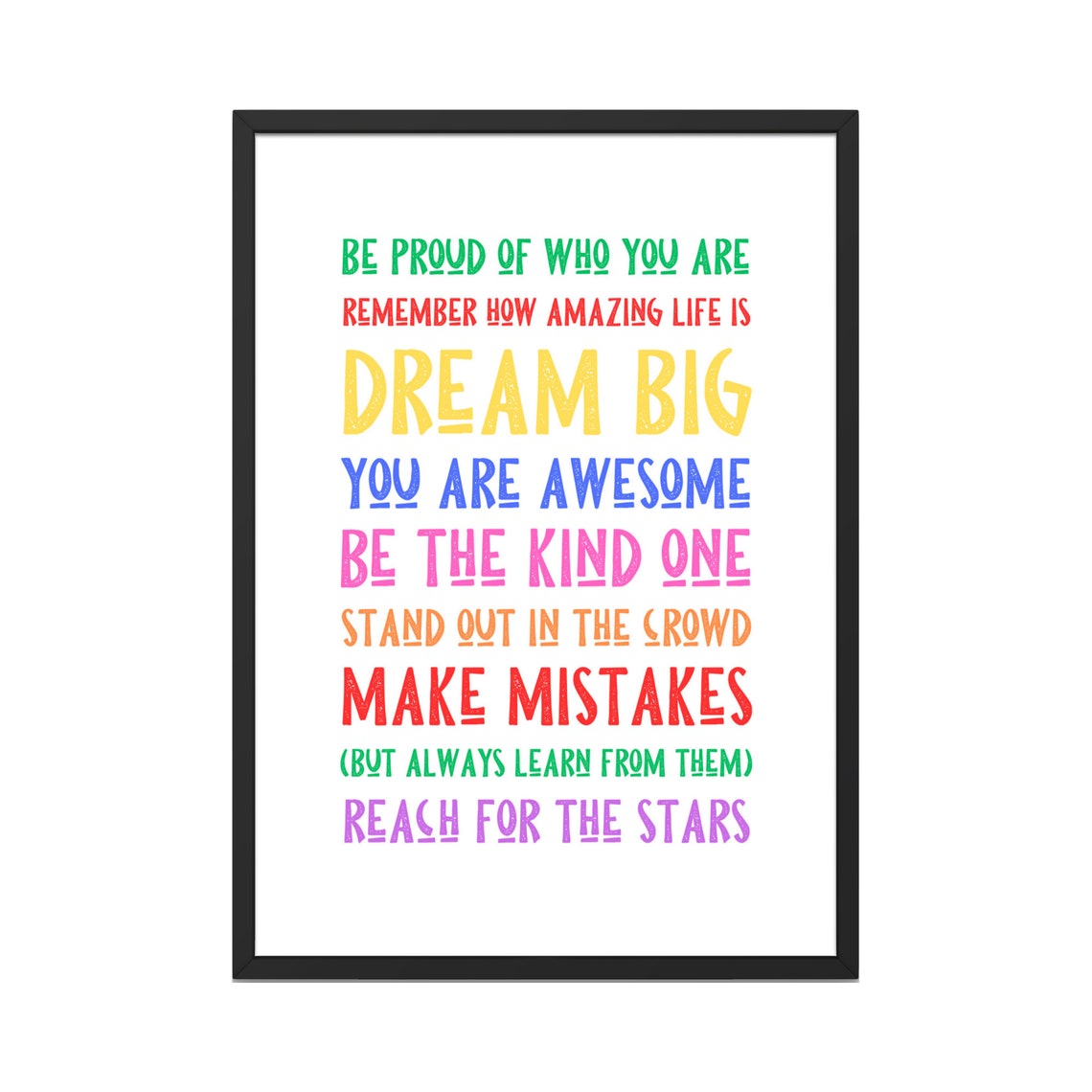 Teen Wall Art, Printable Wall Decor for Teenagers, Teenage Room Decor ...