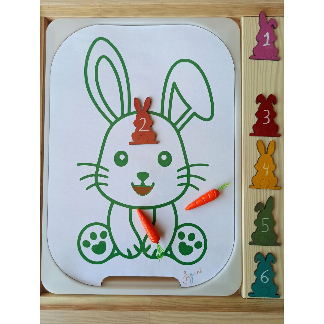 Feed the Rabbit Printable for Trofast Box - Etsy UK