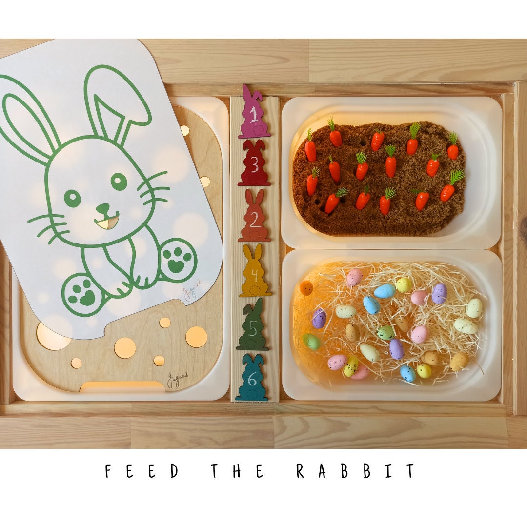 Feed the Rabbit Printable for Trofast Box - Etsy UK